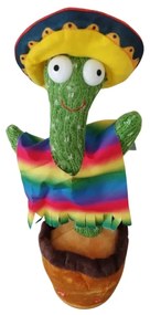 Mluvící a zpívající kaktus Dancing Cactus s oblečením - Chosé