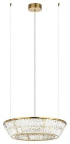 Zambelis 23046 - LED Křišťálový lustr na lanku LED/38W/230V 3000K mosaz 23046