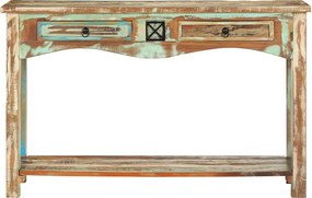 Konzolový stolek 120 x 40 x 75 cm masivní recyklované dřevo 247925