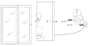 Eglo 49394 - Nástěnné svítidlo CHARTERHOUSE 1xE27/60W/230V