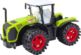 LEAN Toys Velký traktor s třecím pohonem, zelené zemědělské vozidlo