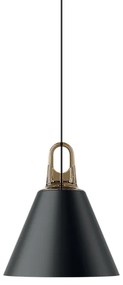 Lodes 16922 6600 Jim Cone cluster, černé svítidlo se zlatým hákem, 1x25W LED E27, prům. 28cm