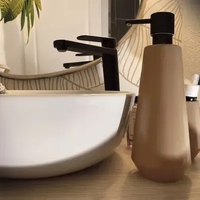 SPIRELLA Dávkovač mýdla JOSHUA matně cappuccino / keramika / 650 ml