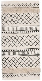 Tutumi, koberec Boho 160x50 cm 322151, bílá-šedá, HOM-06807