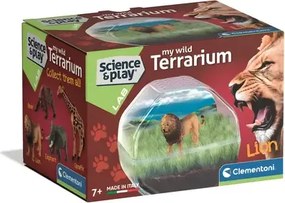 CLEMENTONI Mini terárium Lev / Kreativní sada