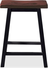 Barový set 3 ks MDF černý 245363