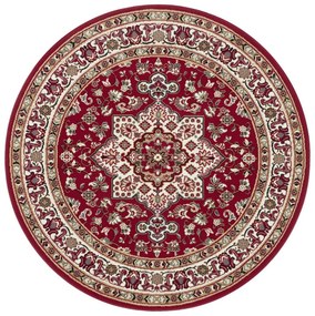 Hanse Home, Kruhový koberec Mirkan 104103 Red, 160x160 (průměr) kruh, červená, obývací pokoj