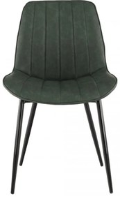 Tempo Kondela Jídelní židle HAZAL, zelená/černá