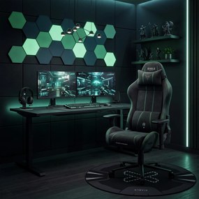 Látková herní židle černo-zelená Diablo X-One 2.0 Forest Green King