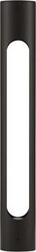 NV 9100917 Venkovní sloupkové svítidlo ELLERY černý hliník a akryl LED 12W 3000K 100-240V IP65 - NOVA LUCE