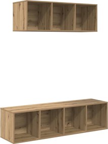 Sestava TV skříněk 2 ks Artisanový dub Kompozitní dřevo 3393356