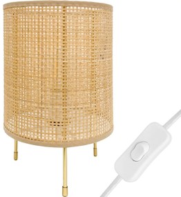 Stolní lampa BOHO bambusová