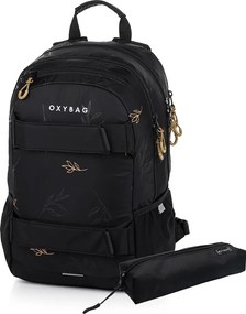 Oxybag OXY SPORT - set 2 ks: studentský batoh Flowers, penál