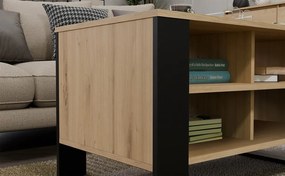 Konferenční stolek LAWA Modern 4P Slim II dub artisan/černý