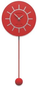 Designové hodiny 11-007 CalleaDesign 60cm (více barev) Barva světle červená-64 - RAL3020