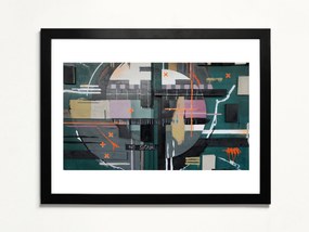 Fero Radačovský / Orol | No signal No2 Rám: Černý, Velikost: 30 x 40 cm