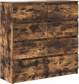 Příborník kouřový dub 100x35x99 cm kompozitní dřevo 3328493