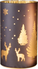 Livarno® LED svícen se svíčkou (stříbrná)