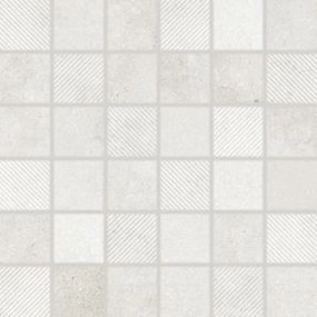 Mozaika Rako Form světle šedá 30x30 cm mat DDR05695.1