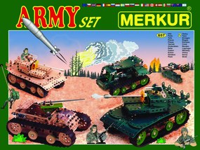 Stavebnice merkur army set