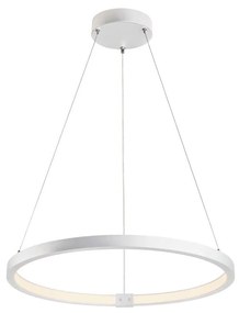 LA 1002910 ONE 60 DALI Indoor, závěsné LED svítidlo, bílé, 3000/4000K - BIG WHITE (SLV)