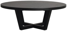 ROWICO Kulatý konferenční stolek BOXFORD ø110 cm černý