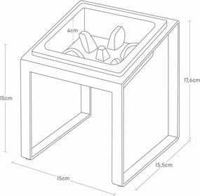 Keramická miska s podstavcem pro domácího mazlíčka Nooks – YAMAZAKI