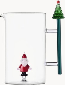 Ručně vyrobená karafa z borosilikátového skla Christmas Tales