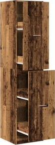 Skříňka na léky old wood 40 x 41 x 174,5 cm kompozitní dřevo 3309652