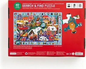 Mudpuppy Puzzle Hledej a najdi Vánoční trh / 64 dílků / od 4 let