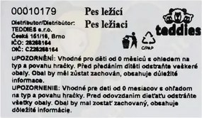 TEDDIES Plyšový pes husky ležící 30 cm / od 0 měsíců
