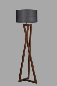 Stojací lampa Maçka Ceviz 166 cm černá
