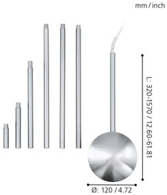 EGLO 88968 - Příslušenství k lustru EXTENTION chrom