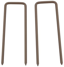 Outsunny nůžková mřížová brána, výsuvná 35-300 cm, ideální pro zahradu, hliník, hnědá, H103,5 cm| Aosom