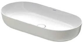 Duravit Luv - Umyvadlo na desku, 800x400 mm, bez přepadu, WonderGliss, bílá/matná šedá 03798023001