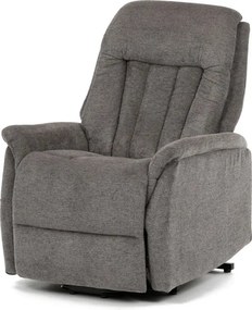 Polohovací křeslo šedé, elektrické TV-Q8575 GREY2