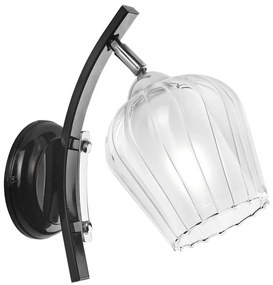 Nástěnná lampa PAULA 1xE27/60W/230V černá