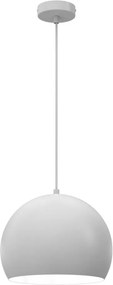 Lustr na lanku SOOL 1xE27/15W/230V pr. 27 cm bílá