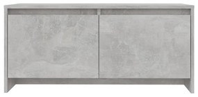 Konferenční stolek betonově šedý 90 x 50 x 41,5 cm dřevotříska - Default Title