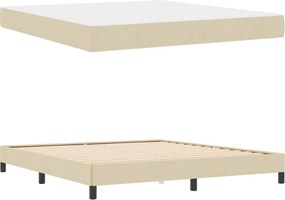 Postel s boxspringem Krémová 180 x 200 cm textil 3398512