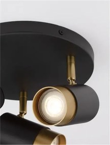 Designové stropní svítidlo Pogno 22 černé