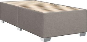 Box spring postel s matrací taupe 80x200 cm textil 3290326