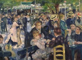 Pierre Auguste Renoir - Obrazová reprodukce Ball at the Moulin de la Galette, 1876, (40 x 30 cm)