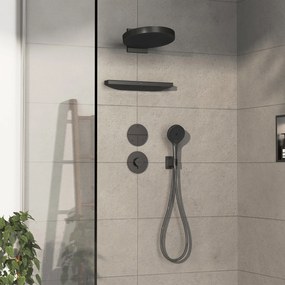 Hansgrohe ShowerSelect Comfort S, termostat pod omítku, kartáčovaný černý chrom, HAN-15559340