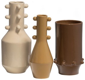 WOOOD Set 3 váz DONNA 373976-MAA