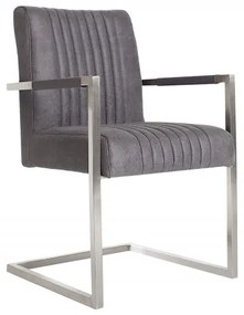 Konzolové židle Big Aston vintage šedé rameno ./ 39085