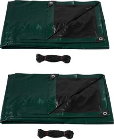 Parkside® Univerzální ochranná plachta, 1,5 x 6 m, 2dílná sada