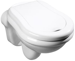 SAPHO RETRO 108901 WC sedátko Soft Close, termoplast, bílá