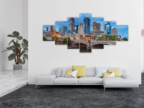 Obraz města Melbourne (210x100 cm)