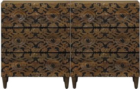 Servírovací skříň 2 ks 60 x 33,5 x 75 cm Masivní mangové dřevo 3310106